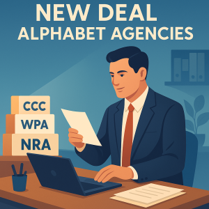 Exploring New Deal Alphabet Agencies: From WPA to CCC - Impact & Legacy