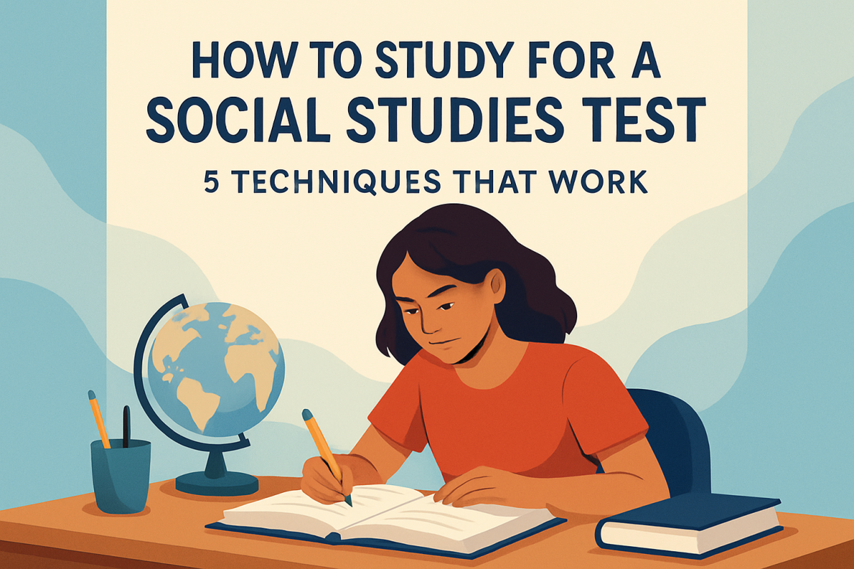 How to Study for a Social Studies Test: 5 Techniques that Work ...