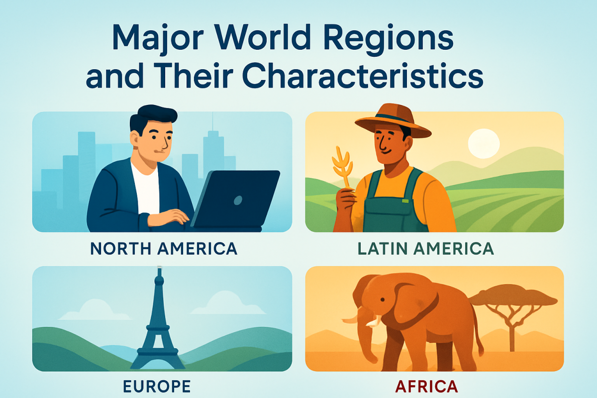 Exploring Major World Regions: Unique Characteristics & Cultural Flavors
