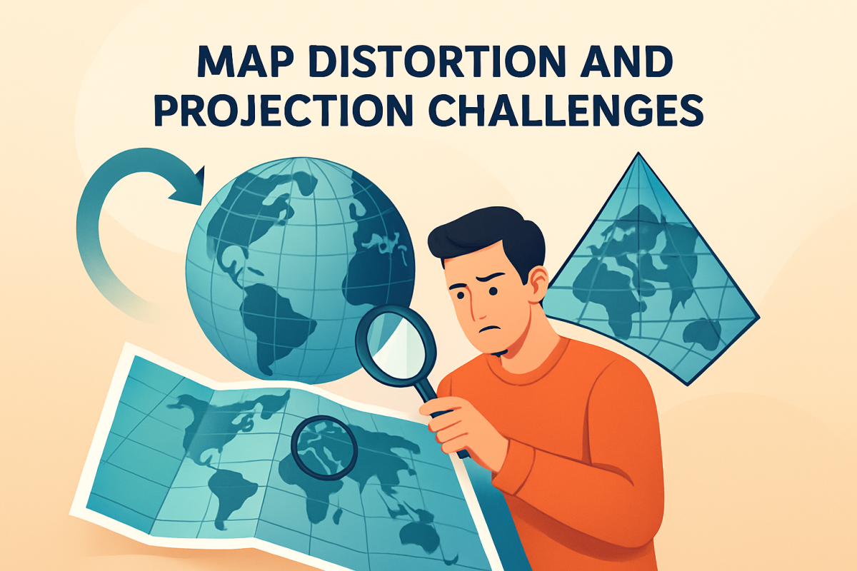Navigating Map Distortion: Overcoming Projection Challenges for ...