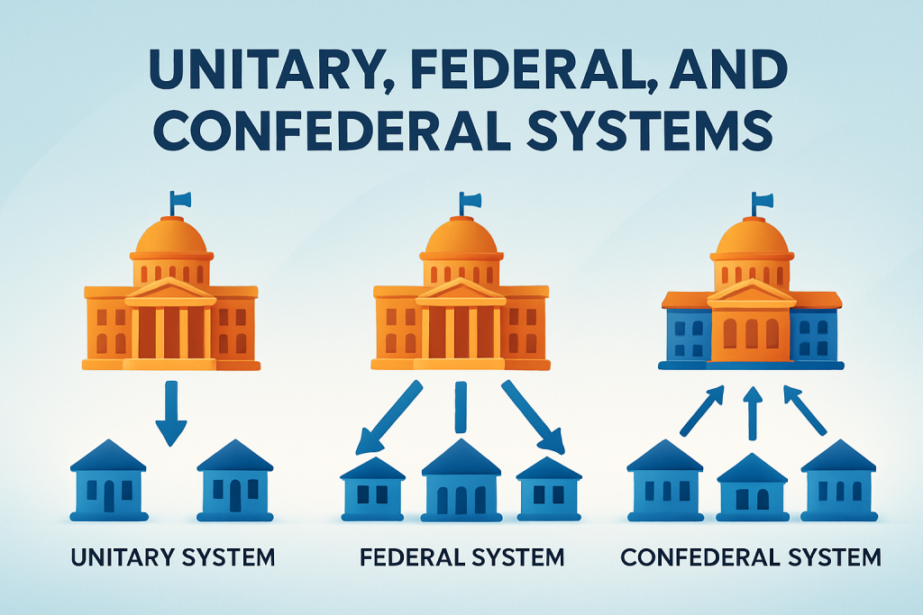 Exploring Unitary, Federal & Confederal Systems: Understanding Power ...