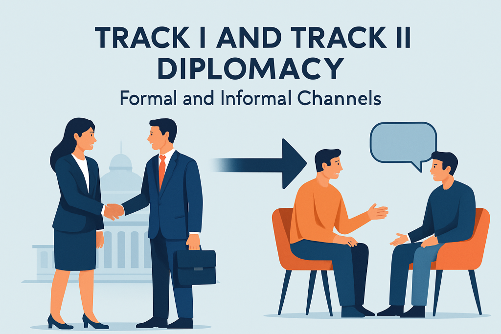 Exploring Track I & Track II Diplomacy: Formal vs. Informal Channels in ...