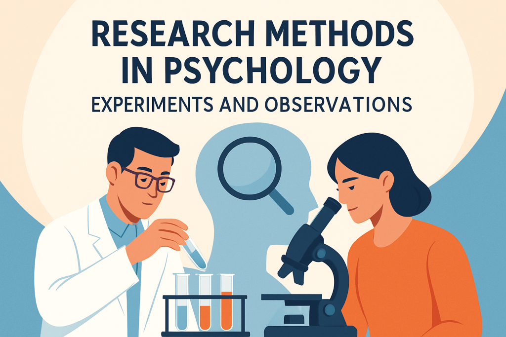 Exploring Psychology: Experiments vs. Observations in Human Behavior ...